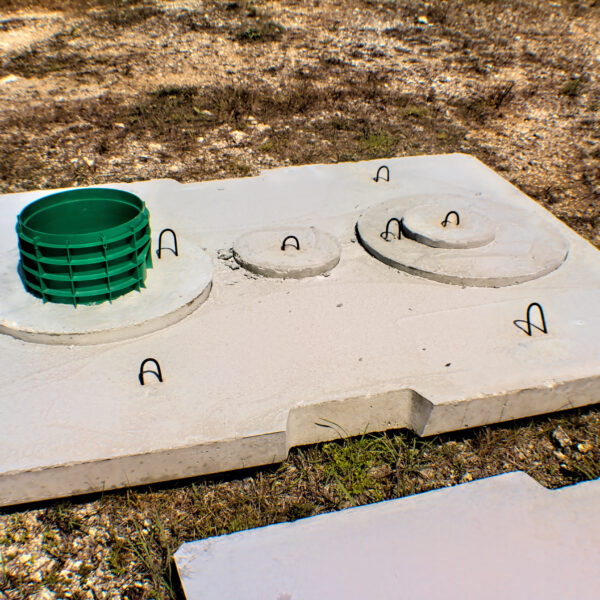 600 Gallon Septic Tank - Del Zotto of the Bahamas - Steel & Concrete ...