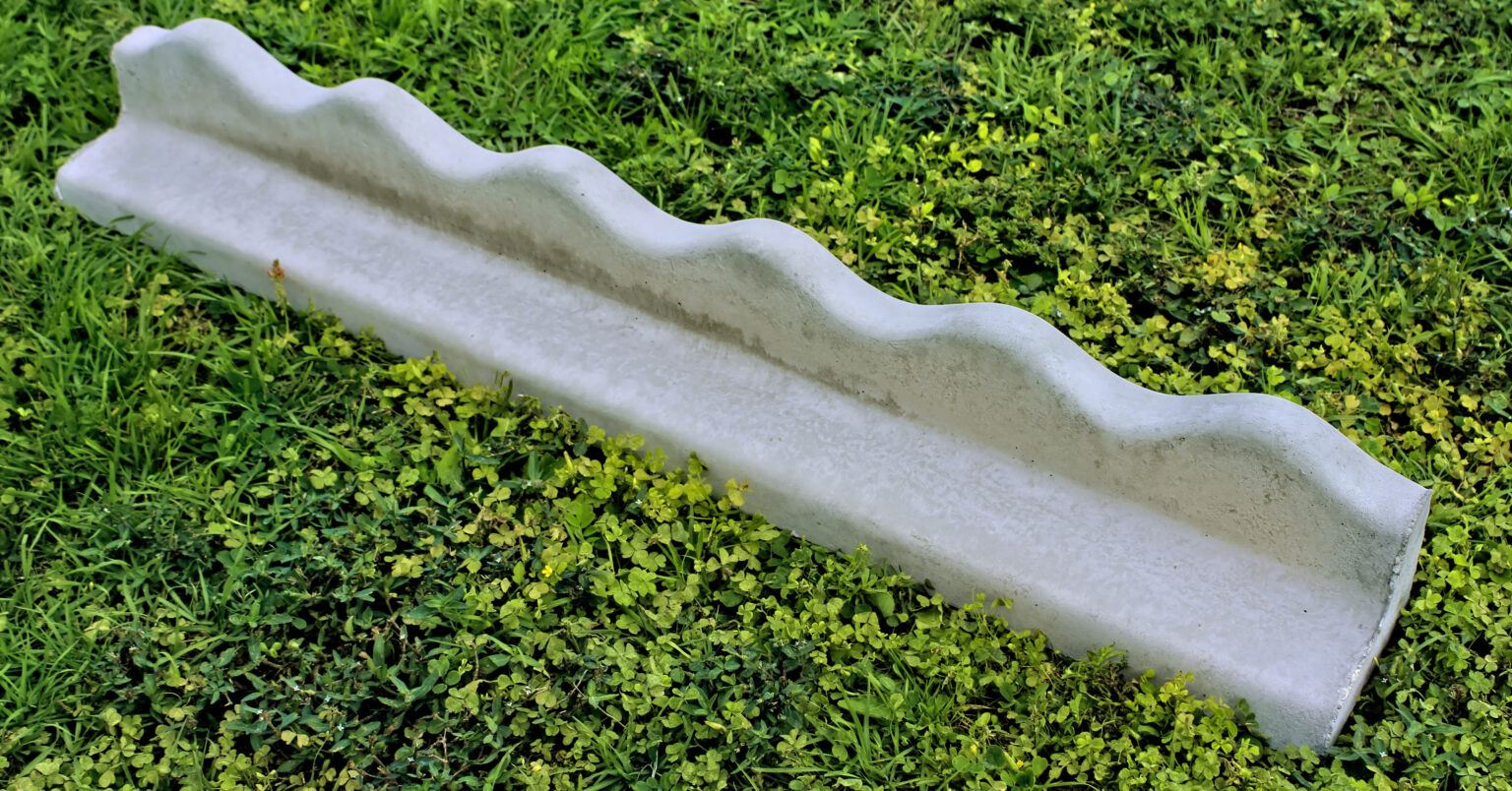 Scalloped Edging Straight - Del Zotto of the Bahamas - Steel & Concrete ...
