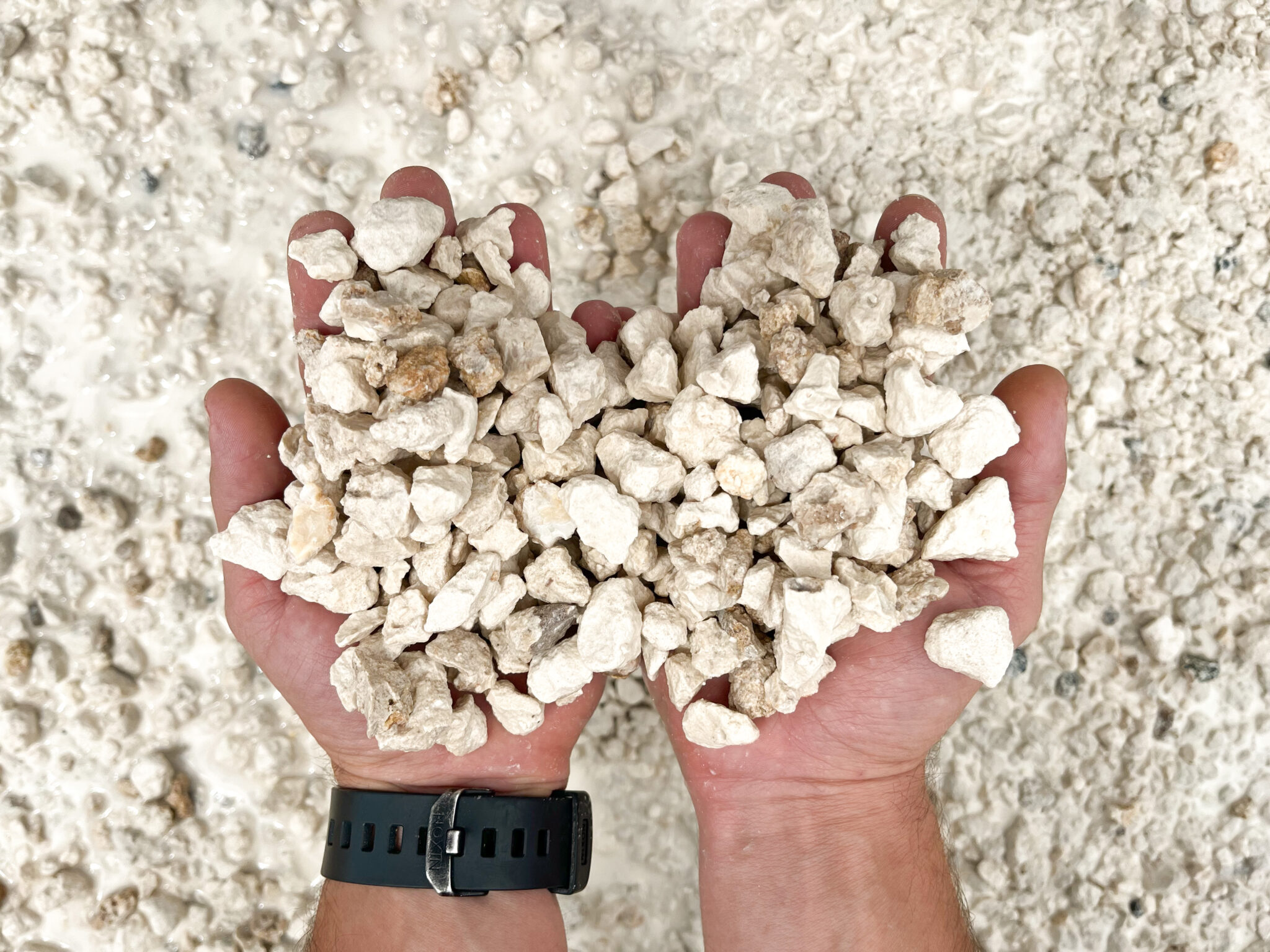 67 Stone Aggregate - Del Zotto of the Bahamas - Steel & Concrete Products