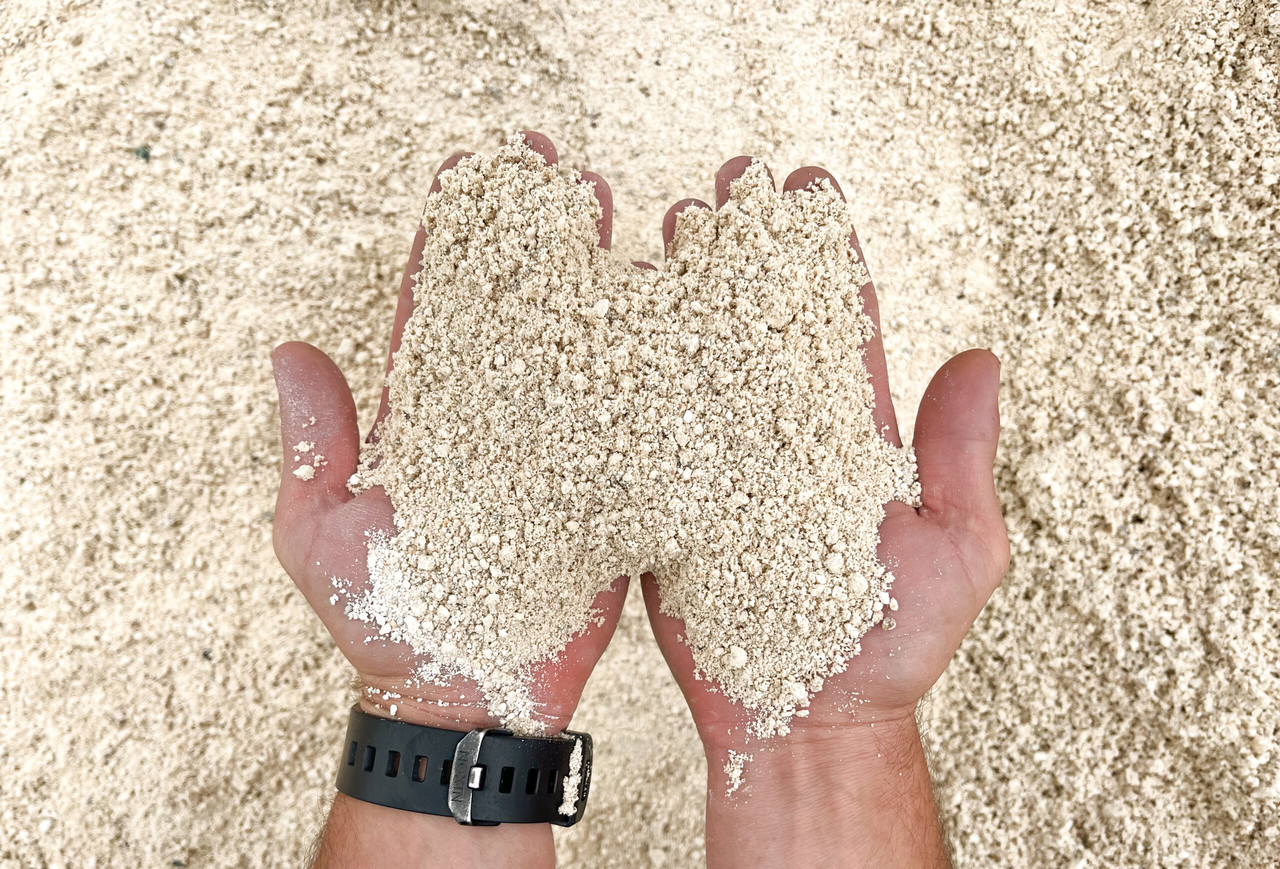 Sand Screenings - Del Zotto of the Bahamas - Steel & Concrete Products