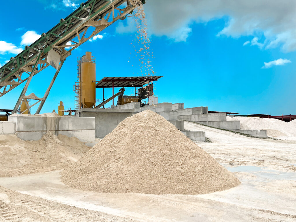 Sand Screenings - Del Zotto of the Bahamas - Steel & Concrete Products